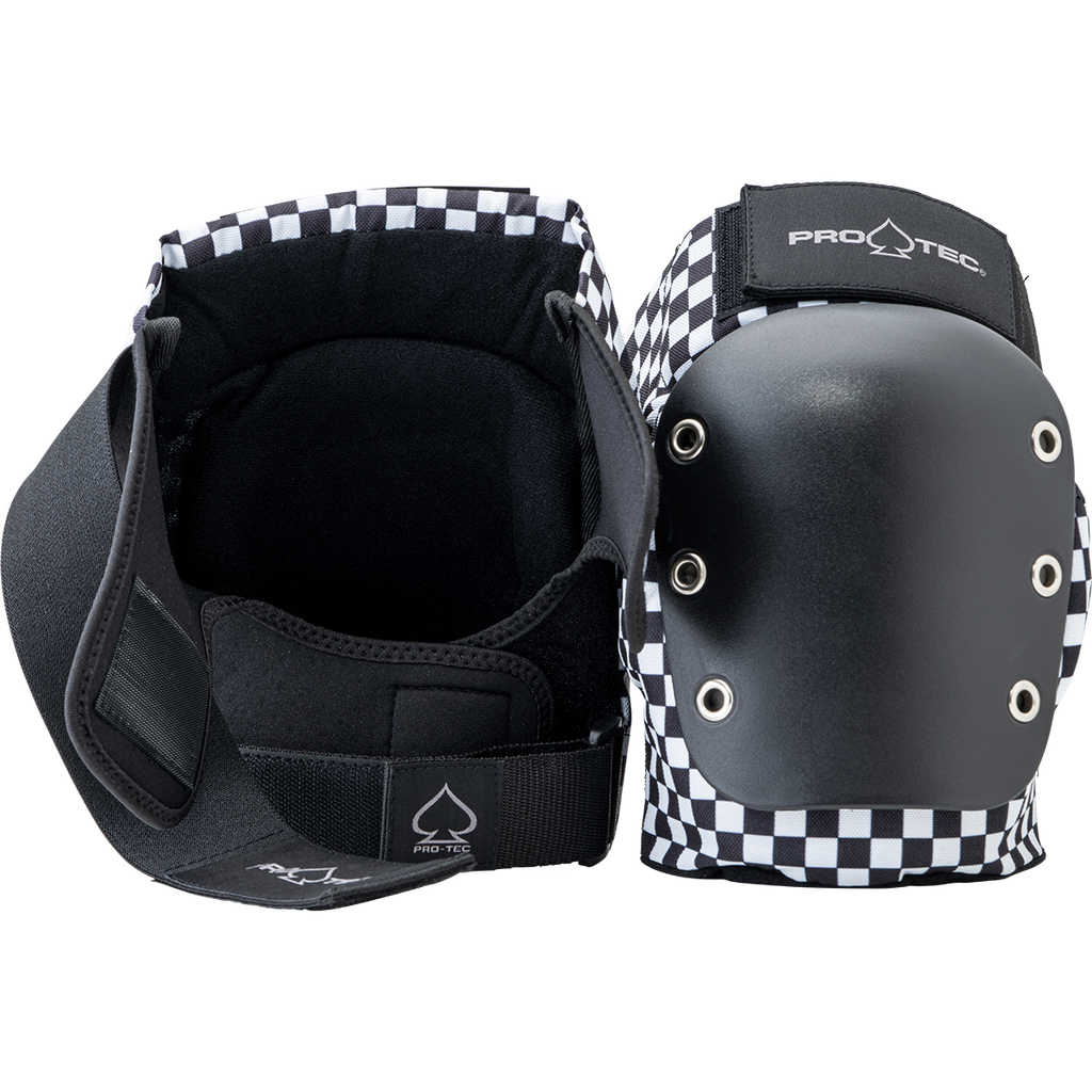 STREET KNEE PAD - OPEN BACK - CHECKER | Pro-Tec Canada